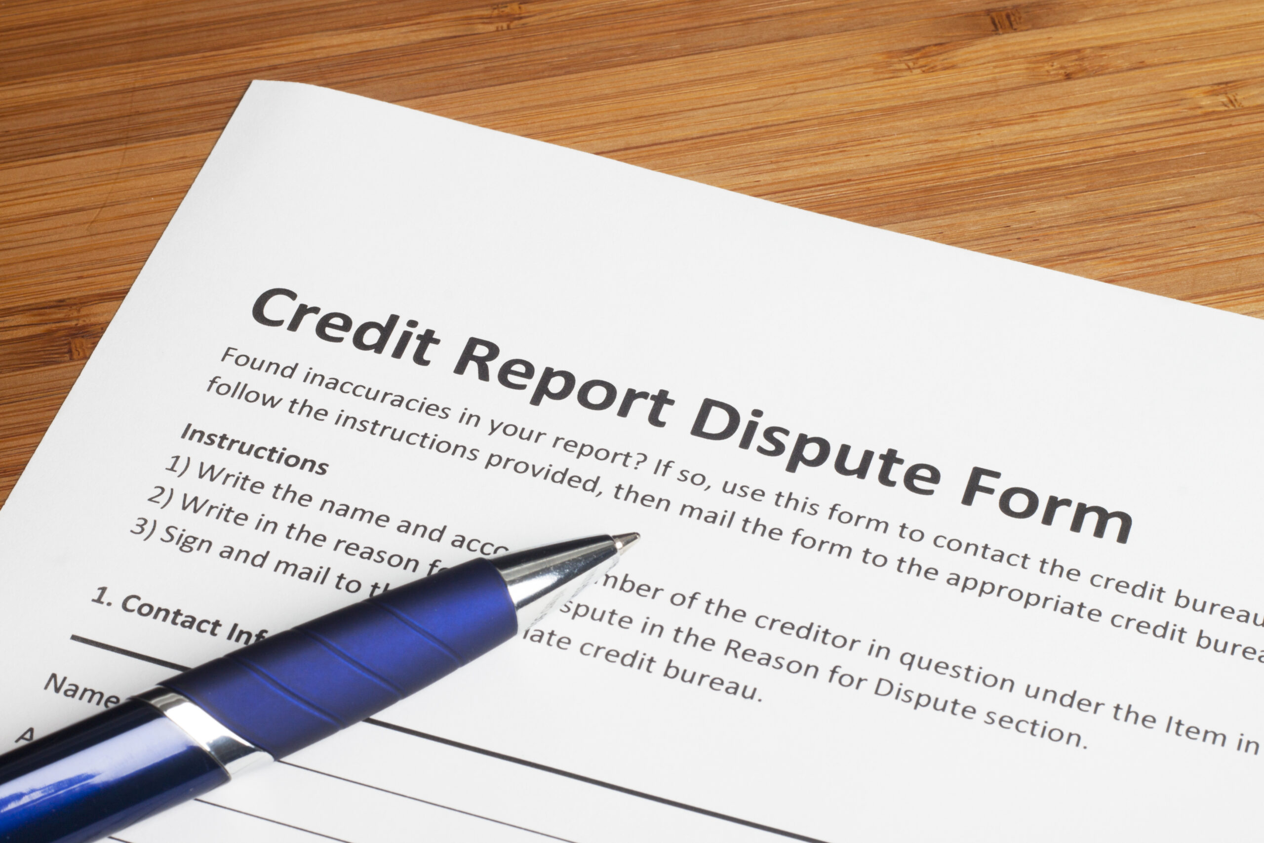 You must dispute inaccurate credit information with Experian, Equifax ...